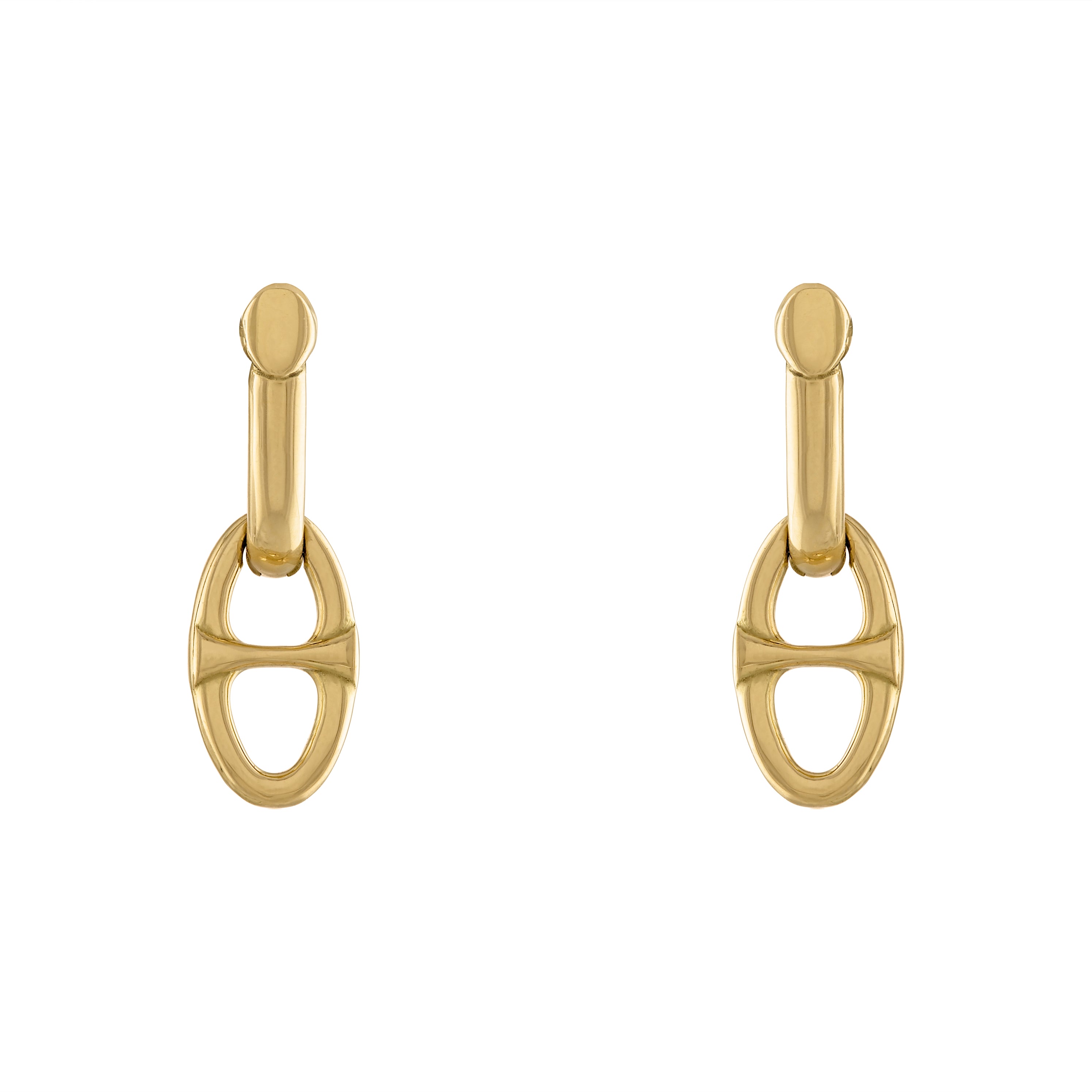 Half Link Hoops with (or without) Large Link Drops– JenniferAlfano.com